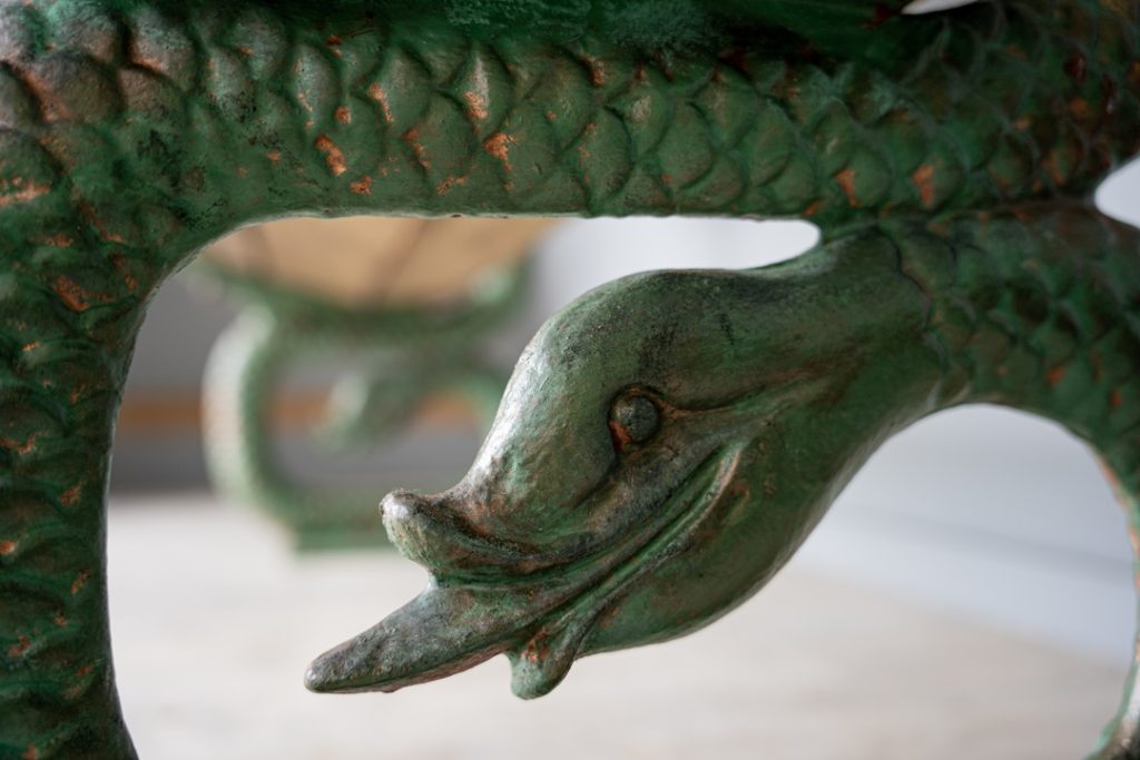 Cast Iron Serpent Garden Bench - DGA by Tina Bird
