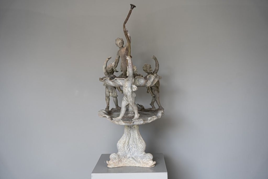 Antique Lead Garden Fountain - DGA by Tina Bird
