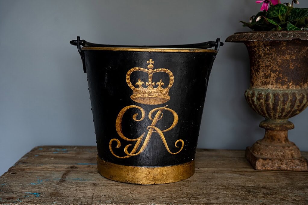 A pair of Decorative Pails - DGA by Tina Bird