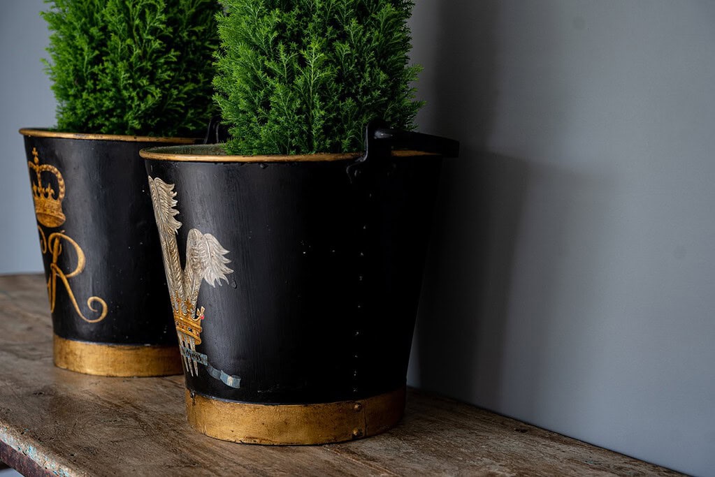 A pair of Decorative Pails - DGA by Tina Bird