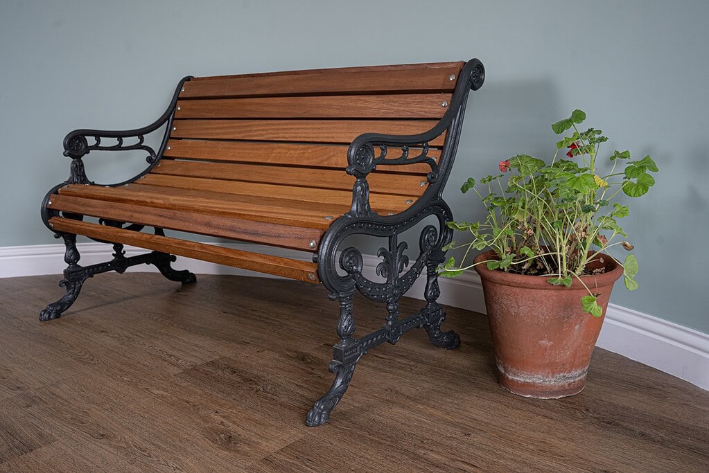 Antique Carron Garden Bench - DGA by Tina Bird