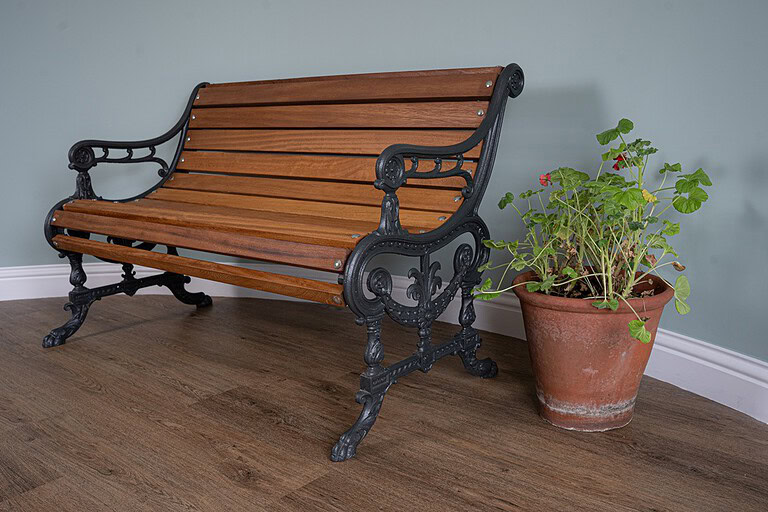 Antique Carron Garden Bench - DGA by Tina Bird