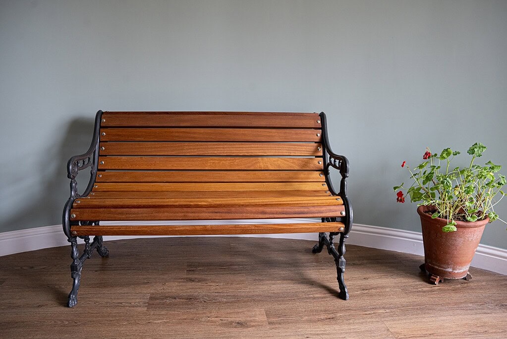 Antique Carron Garden Bench - DGA by Tina Bird