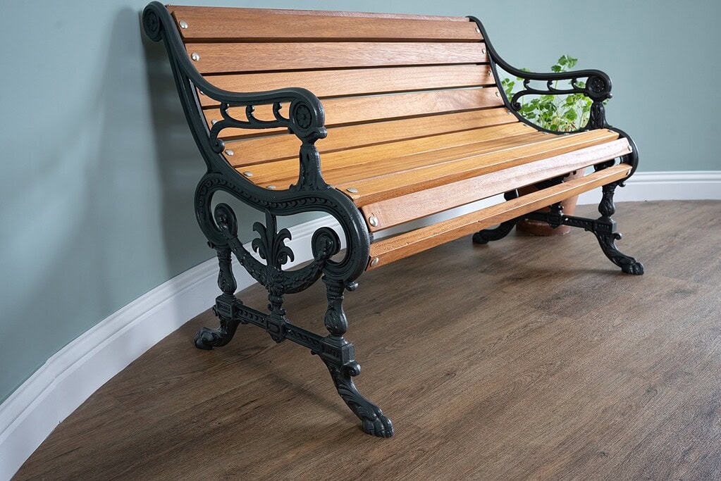 Antique Carron Garden Bench - DGA by Tina Bird