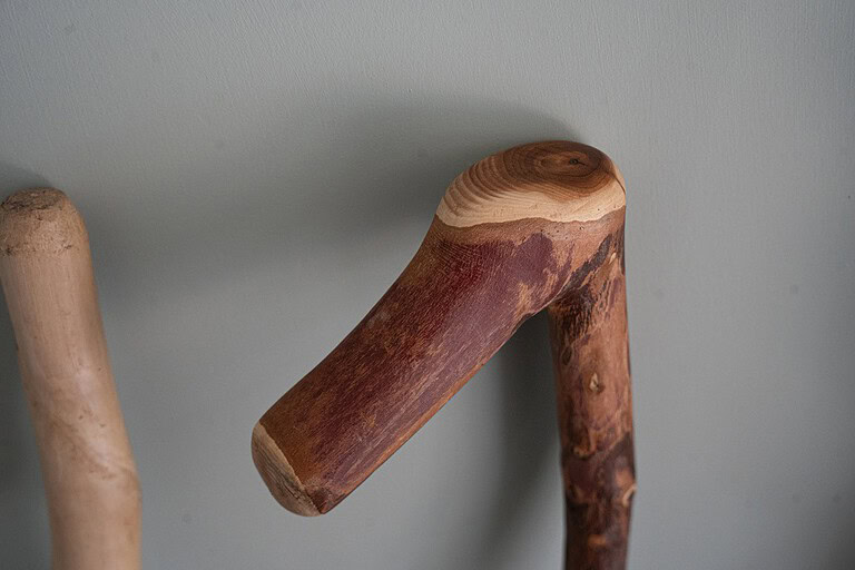 Selection of handmade walking Sticks & Staffs - DGA by Tina Bird