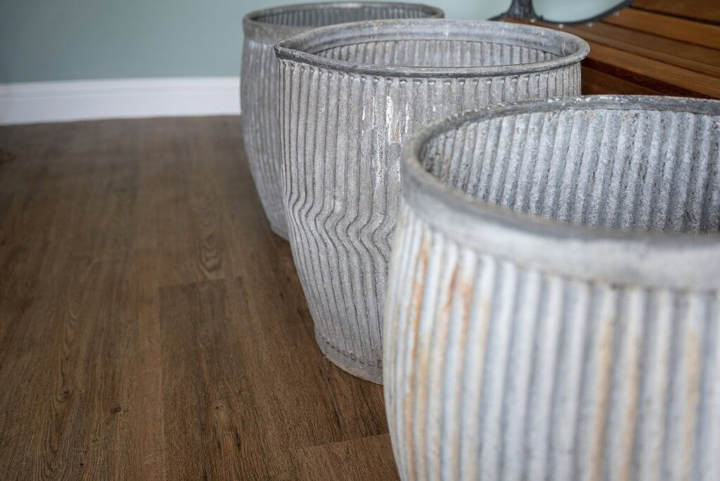 Victorian Galvanised Dolly Tub - DGA by Tina Bird