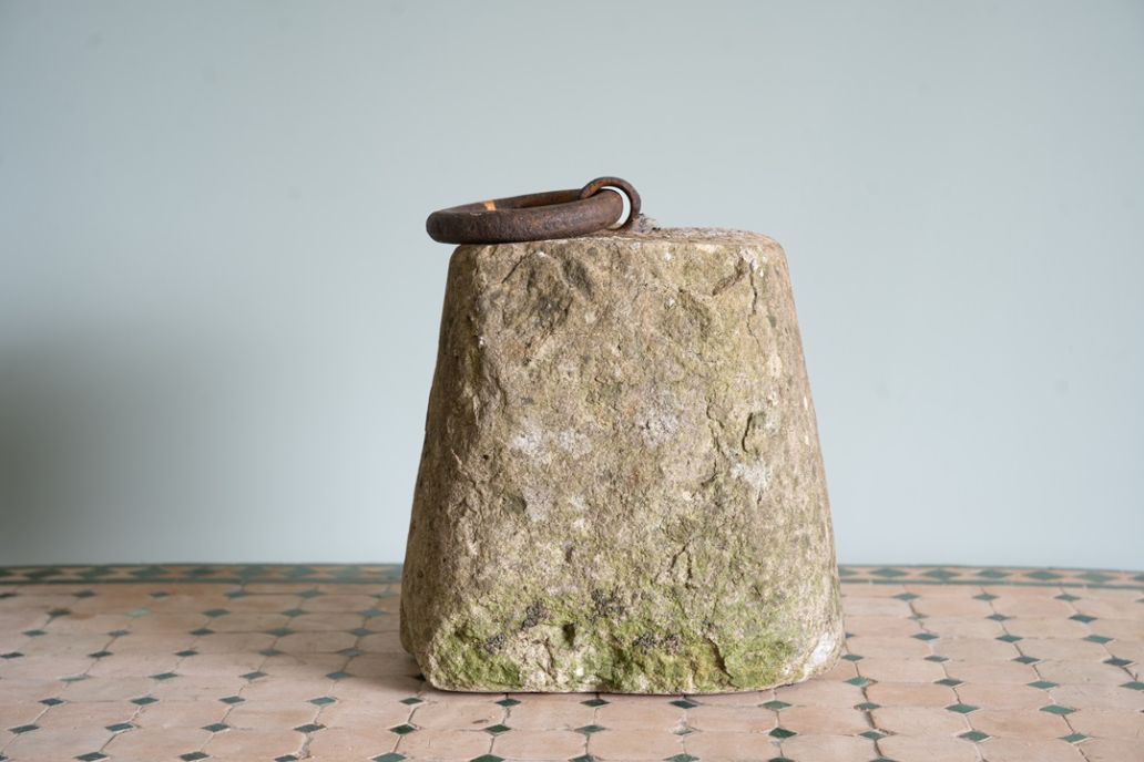 Antique Stone Doorstop Weight - DGA by Tina Bird