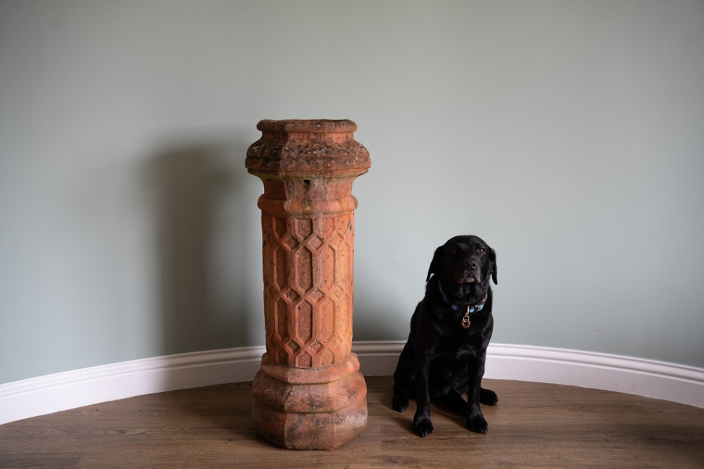 Antique Chimney Pot Planter - DGA by Tina Bird